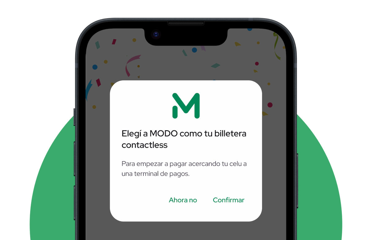 Cómo pagás Contactless